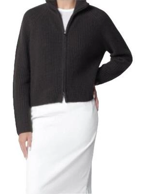 LISA YANG Lisa Yang Heavy-Knit Zip-Up Sweater