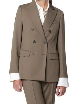 Max Mara Double-breasted Tailored Coat - Camel