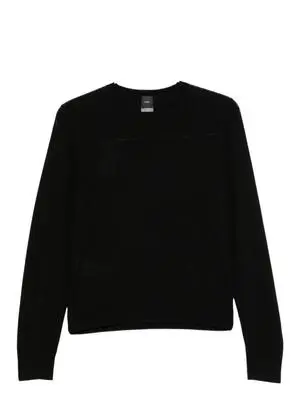 Pinko Pinko Lourdes Crew-Neck Sweater Black