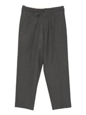 NINE:INTHE:MORNING Meteorite Pressed-crease Straight-leg Trousers - Grey