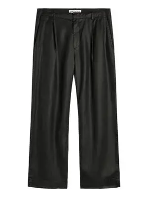 Our Legacy Still Pleated Wide-leg Pants - Black
