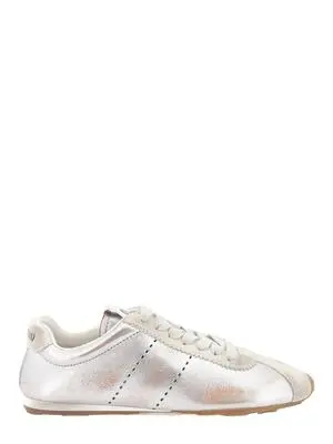 Miu Miu Plume Metallic Sneakers - No