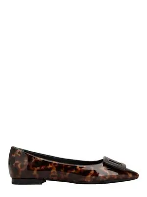 ROGER VIVIER Roger Vivier Gommettine Ballerinas In Patent Leather