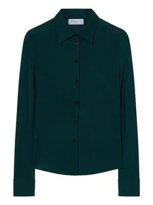 Serena Bute Jersey Stretch Fit Shirt - Green