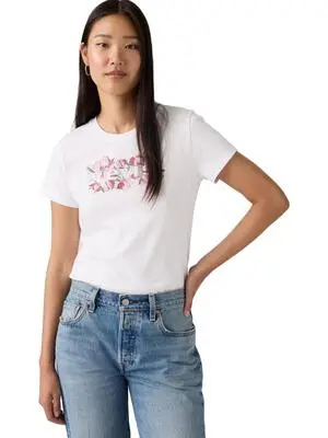 LEVI'S Classic Crewneck T-shirt With Graphic Logo - Blake Brushstroke