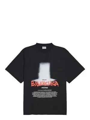 Balenciaga Oversized Tee - Black