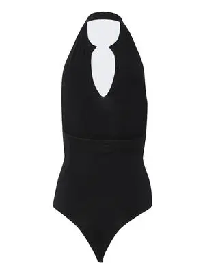 Vetements Halterneck Cut-out Bodysuit - Black