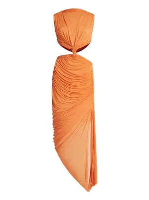 Christopher Esber Theia Separation Dress Nectar - Orange