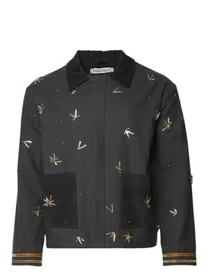 BAZISZT Baziiszt Plomb Jacket With Sequin Embellishments - Grey