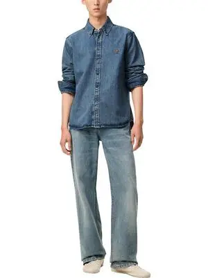 AMI Ami Paris Blue Shirts Men