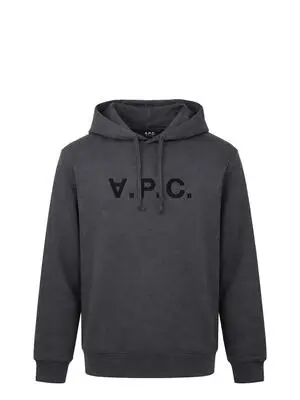 A.p.c. Logo Hoodie - Black