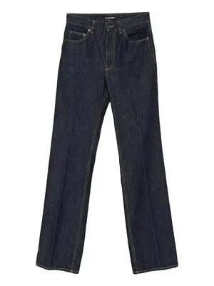 Saint Laurent Denim Wide-leg Jeans - Blue