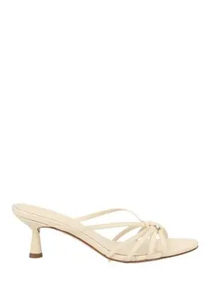 AeydĒ Abby Heeled Sandals - Cream
