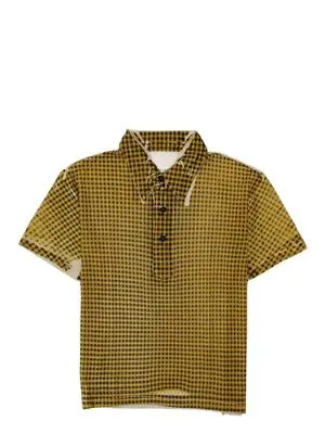 MAISON MARGIELA Printed Polo Shirt - Yellow