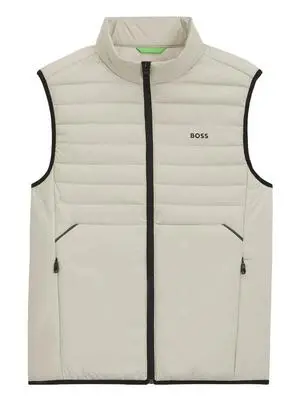 BOSS Padded Vest - Cream