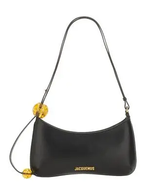 Jacquemus JACQUEMUS La Borsa Bisou Perle Shoulder Bag Black