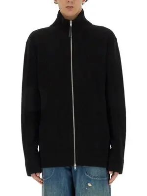 MAISON MARGIELA Zip Up Cardigan - Black