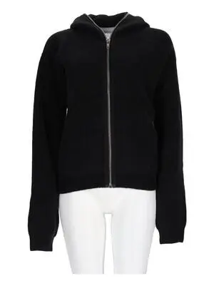 Rick Owens Zip-up Knit Jacket - Black