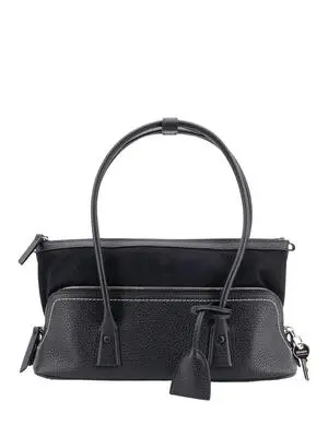 MAISON MARGIELA 5ac Shoulder East West Leather Shoulder Bag - Black