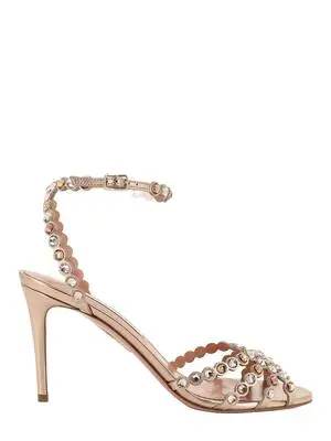 AQUAZZURA Tequila Sandals With Crystal Embellishments - Multicolor