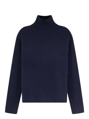 Max Mara S MAX MARA Wool And Cashmere Turtleneck Sweater Multicolor