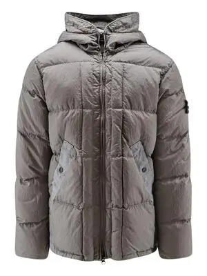 Stone Island STONE ISLAND Nylon Metal Down Jacket Gray