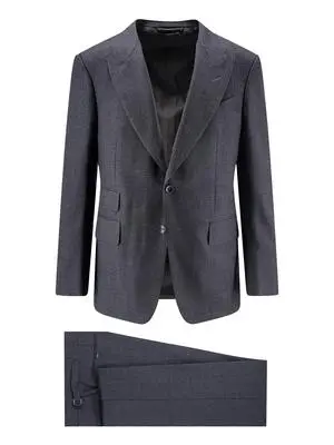 TOM FORD Single-breasted Wool Suit - Multicolor