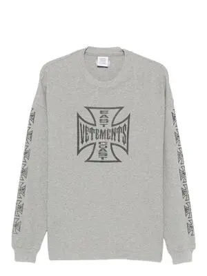 Vetements Grey T-shirts & Vests T-shirts - Gray