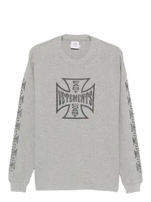 Vetements Grey T-shirts & Vests T-shirts - Gray