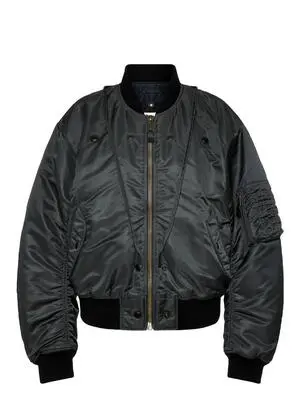 MAISON MARGIELA Reversible Quilted Bomber Jacket - Black