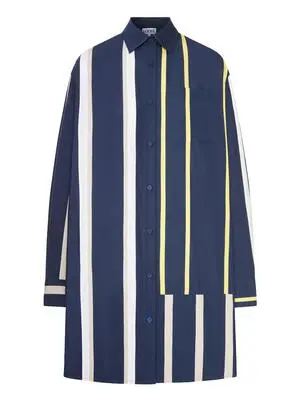 Loewe Striped Cotton Chemisier Shirt - Multicolor