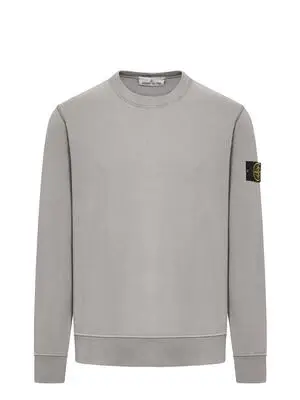 Stone Island Cotton Crew-neck Sweatshirt - Gray