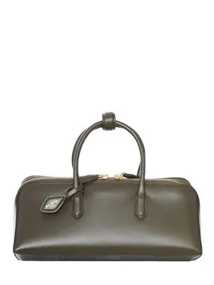 Alaïa Delta Small Calfskin Box Bag - Green