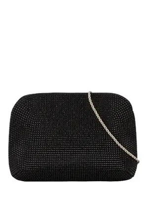 Giorgio Armani Satin And Rhinestone Clutch - Multicolor