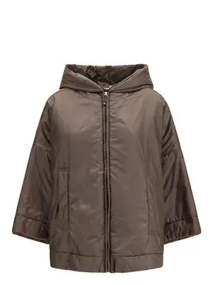 Max Mara The Cube Hooded Padded Jacket - Brown