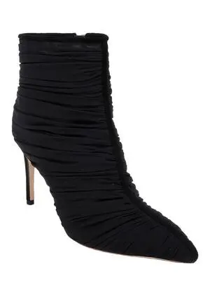L'Agence Fulton Mesh Stiletto Bootie - Black Mesh