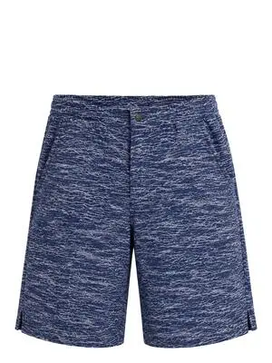 MYSIMPLICATED Storm Waves Relaxed Fit Denim Shorts - Blue