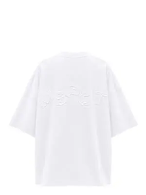 MYSIMPLICATED Mysimplicated Oversized Cotton Patch Tee White