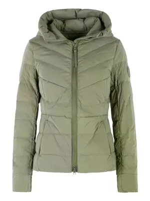 Canada Goose Clair Quilted Down Jacket With Drawstring Hood - Green