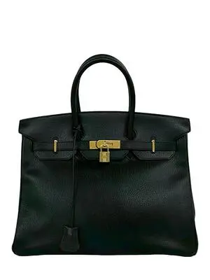 Hermès 2000 Ardennes Birkin 35 Handbag - Black