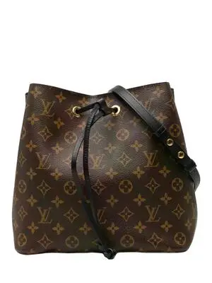 LOUIS VUITTON Monogram Neonoe Mm Bucket Bag - Brown