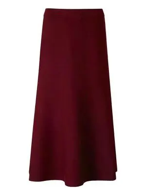 SIMKHAI Simkhai Ribbed Knit Wool Midi Skirt