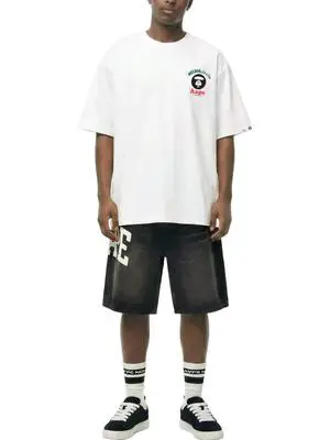 AAPE BY *A BATHING APE X Jun Oson Moonface T-shirt White