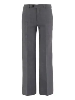 DARKPARK Straight-leg Tailored Trousers - Grey