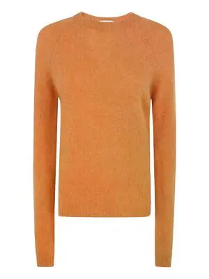 BASE Raglan Sleeve Alpaca Sweater - Orange