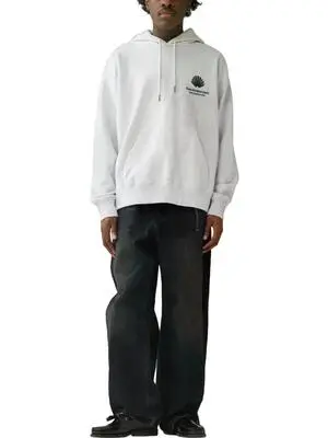 NEW AMSTERDAM SURF ASSOCIATION Logo-print Hoodie - Grey