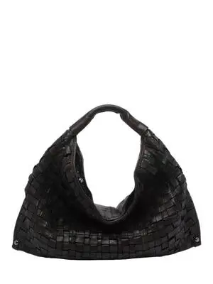 CAMPOMAGGI Atena Woven Shoulder Bag - Brown
