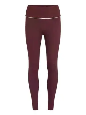 Karl Lagerfeld Contrast-piping Athleisure Leggings - Red