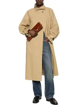 Maje Belted Trench Coat - Neutrals