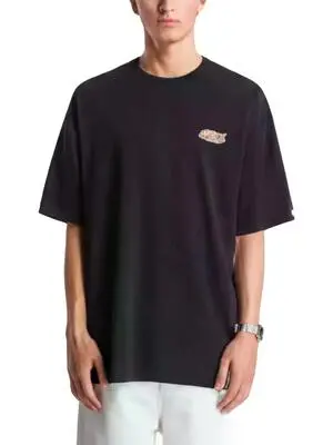 A BATHING APE A BATHING APE® Logo Print Crewneck T-Shirt